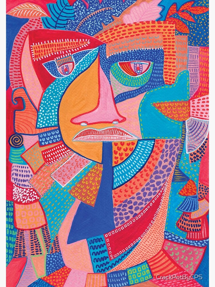 Cuaderno de espiral for Sale con la obra «Mono abstracto en el estilo ...