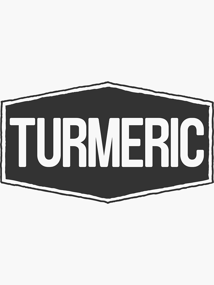"Turmeric - Simple Herb & Spice Label" Sticker for Sale by The-Label ...