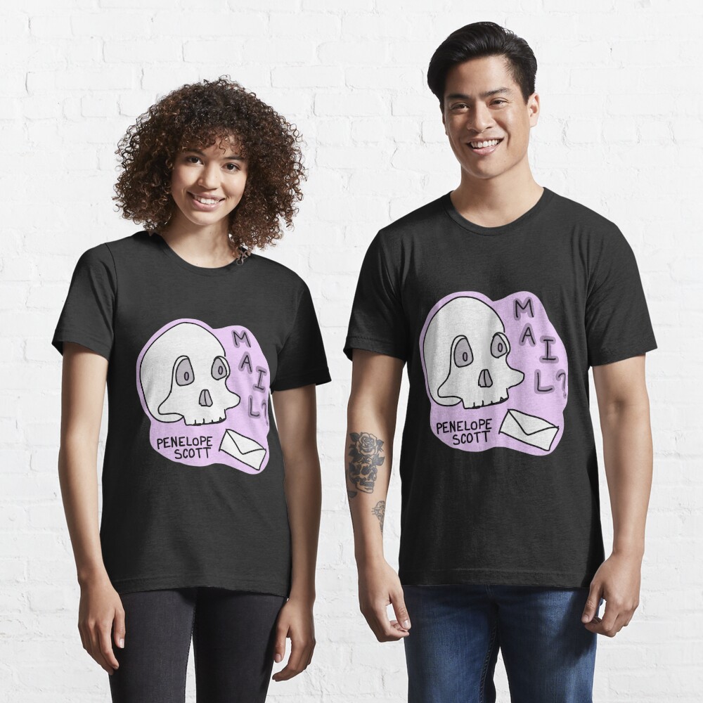 "Penelope Scott Skeleton Mail" T-shirt by saffl0wer | Redbubble