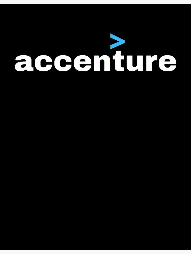 "Accenture Logo Merch" Poster for Sale by FinesseProperty | Redbubble