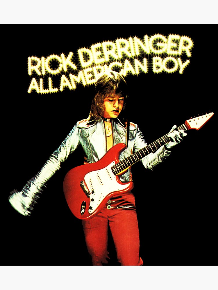 "Rick Derringer - All American Boy" Sticker for Sale by amarques2d ...