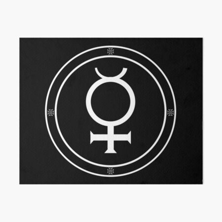 "Mercury Alchemy Symbol Alchemical Symbolism Occult Esoteric" Art Board ...