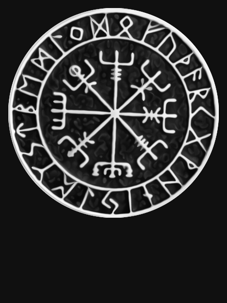 "Vegvisir Viking Protection Sigil Symbol" T-shirt by signsandsymbols ...