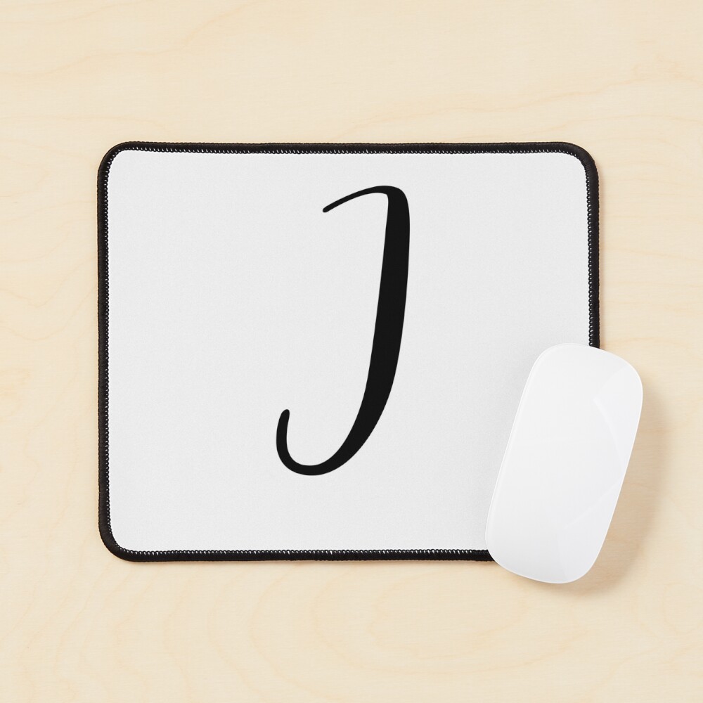 "Italic Monogram Letter I" Sticker by JustSeasons | Redbubble