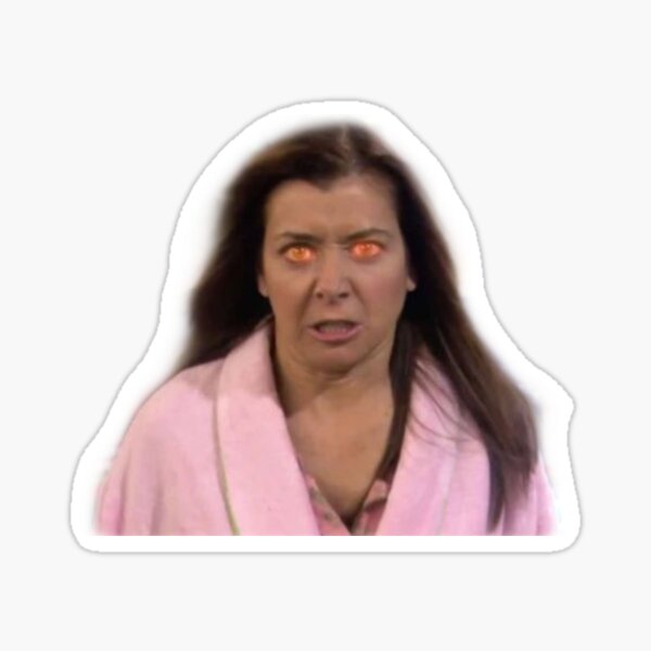 "You’re dead to me look" Sticker for Sale by MichaelaZimmy | Redbubble