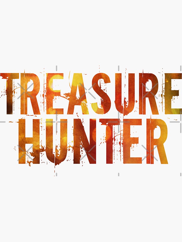 "Treasure Hunter Golden Glimmer" Sticker for Sale by Carrie Potter ...