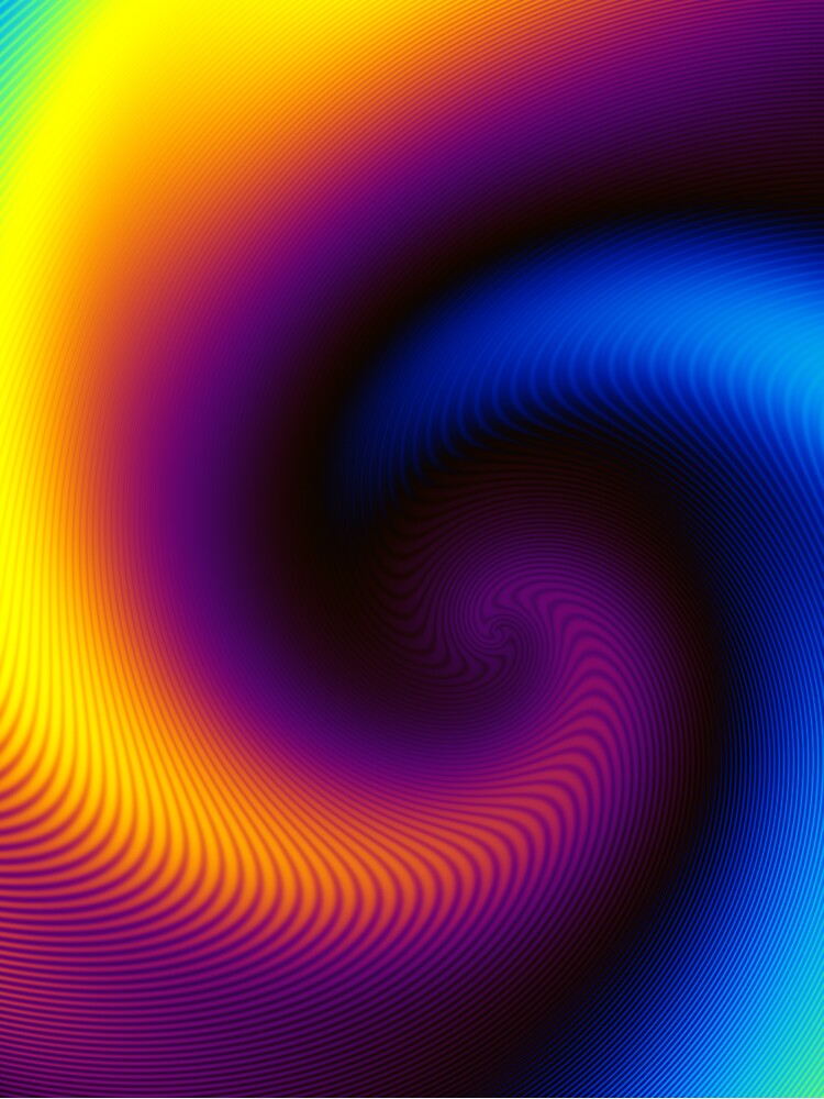 "Trippy Spiral Vortex Design" Sticker by GeekedLynx | Redbubble