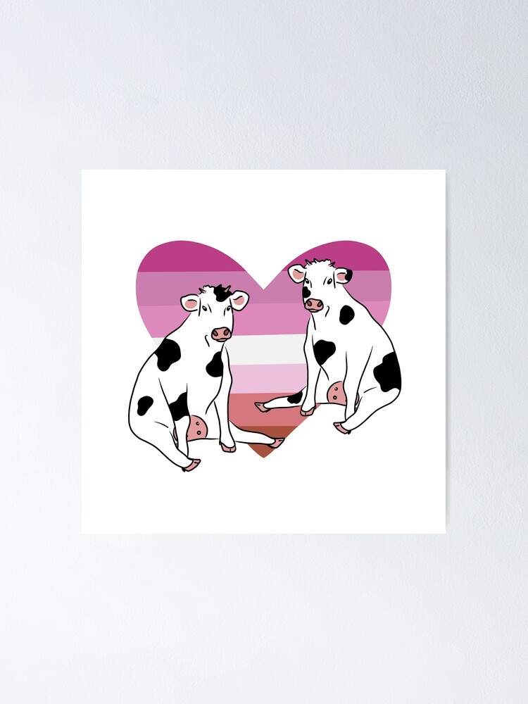 "Lesbian cow" Poster by Pauli- | Redbubble