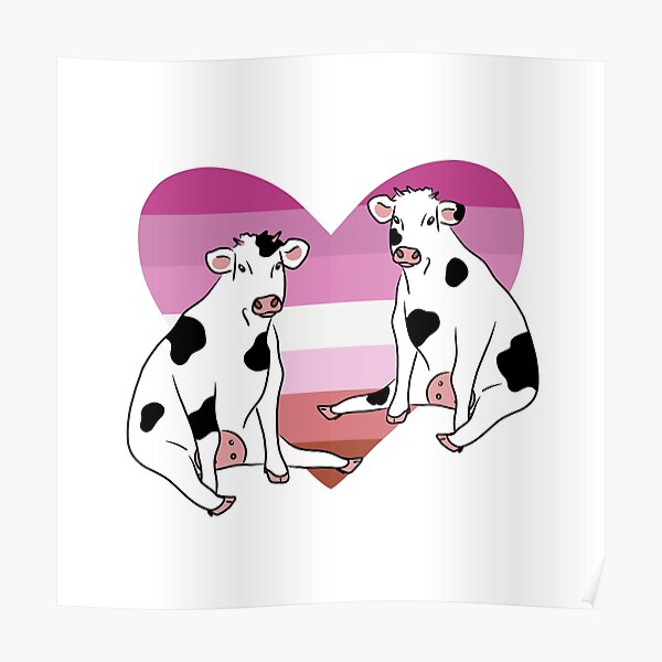 "Lesbian cow" Poster by Pauli- | Redbubble