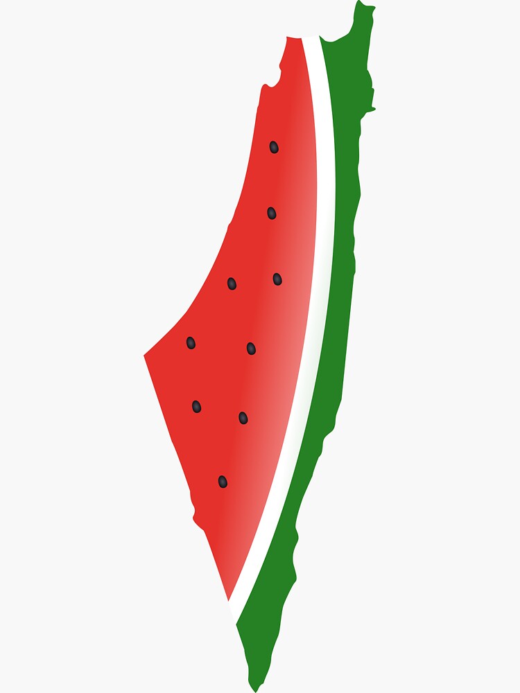 "Watermelon Palestine - Light" Sticker for Sale by DreamEngine | Redbubble
