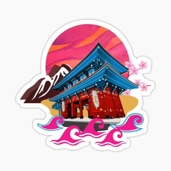 "Japanese house" Sticker for Sale by Designer358 | Redbubble