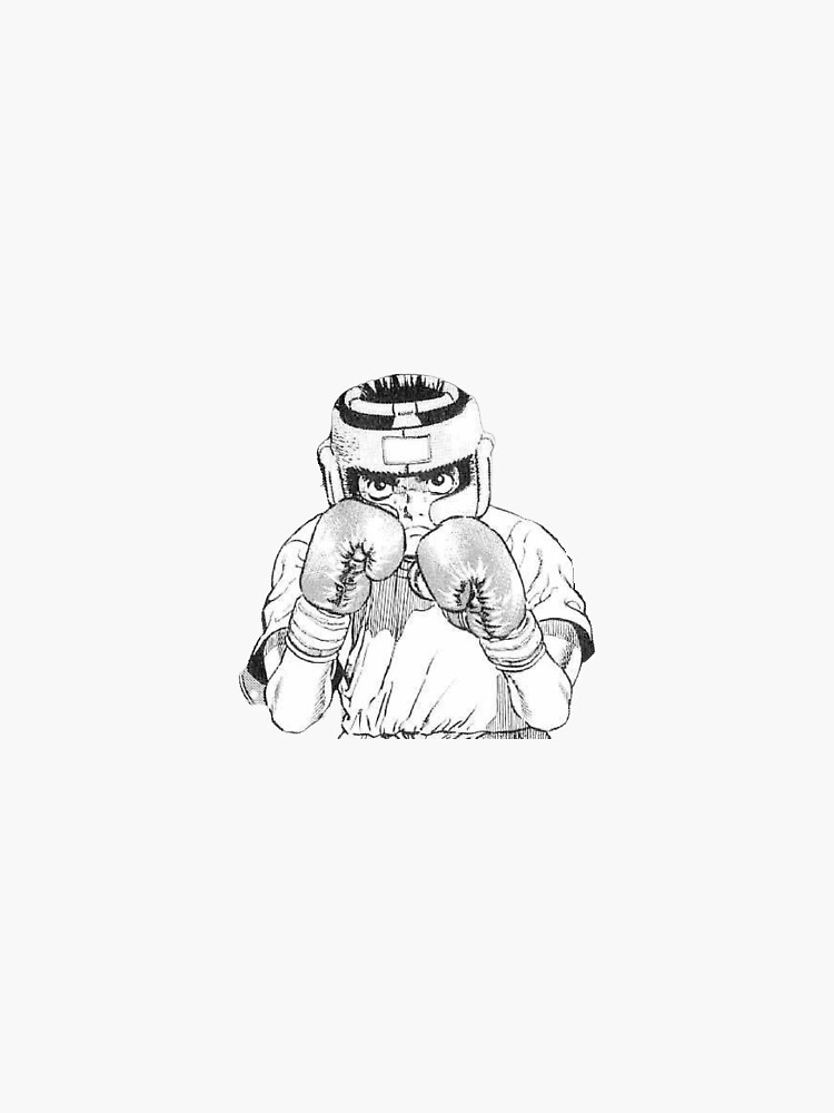 "Ippo" Sticker for Sale by MangaClip | Redbubble