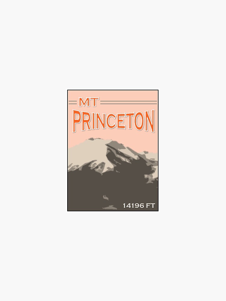 "Mount Princeton, Colorado 14er Sticker" Sticker for Sale by ...