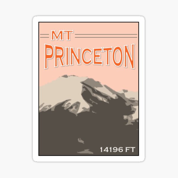 "Mount Princeton, Colorado 14er Sticker" Sticker for Sale by ...