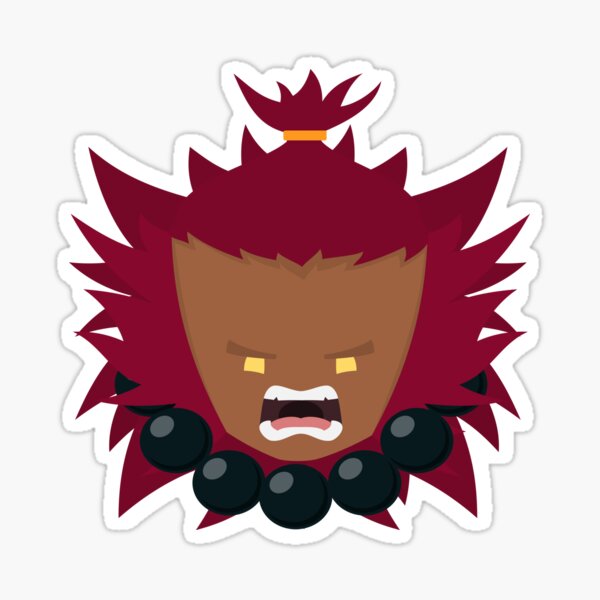 "Street Fighter | Akuma" Sticker for Sale by Plateandoatcake | Redbubble