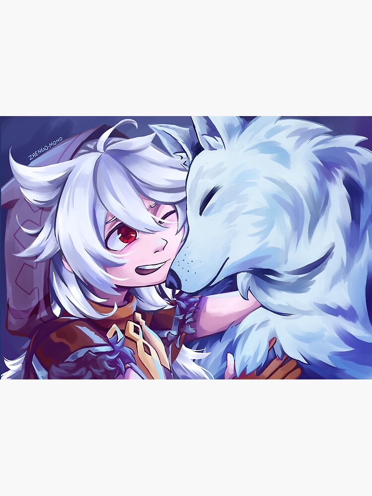 "Genshin Impact - Razor and Wolf Buddy" Poster for Sale by zhengomono ...