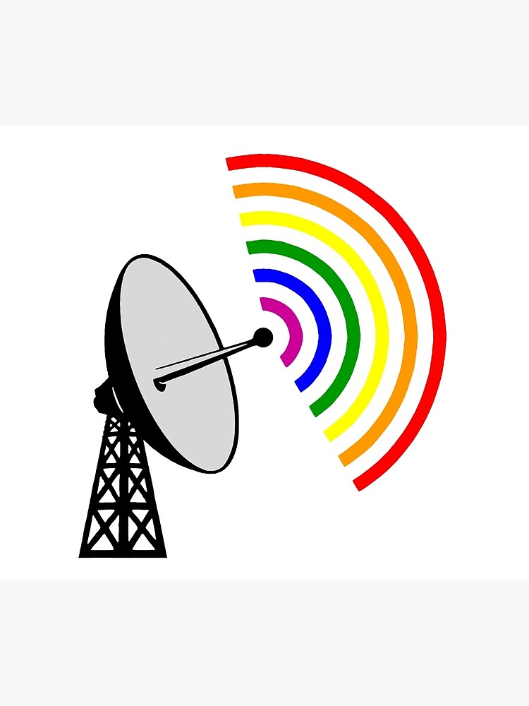 "Gaydar Gay Rainbow Radar " Canvas Print for Sale by TheShirtYurt ...