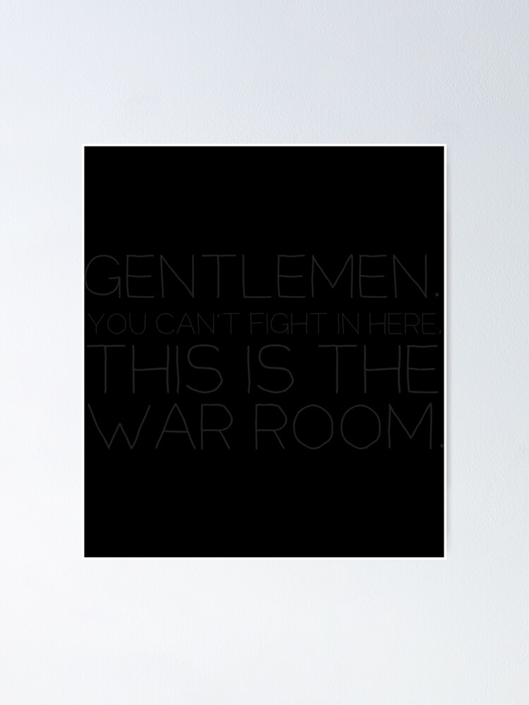 "Dr. Strangelove War Room Sticker" Poster for Sale by dopenni372 ...