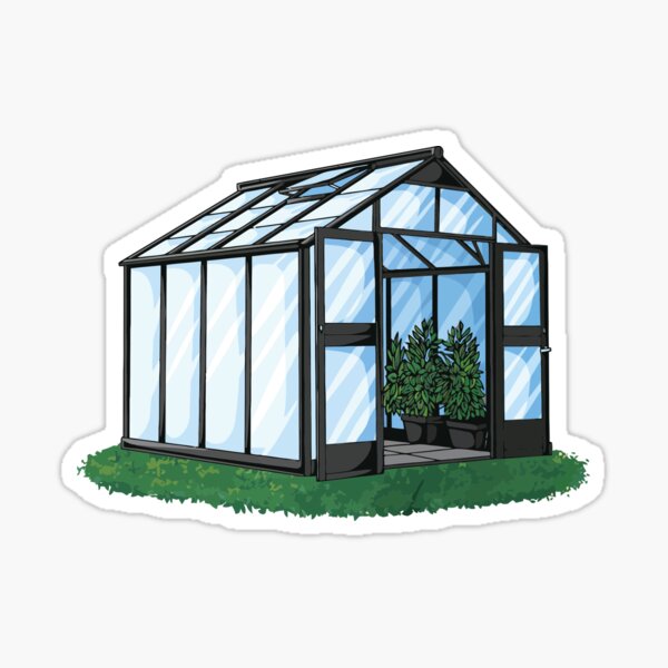 "Greenhouse" Sticker for Sale by zaher97 | Redbubble