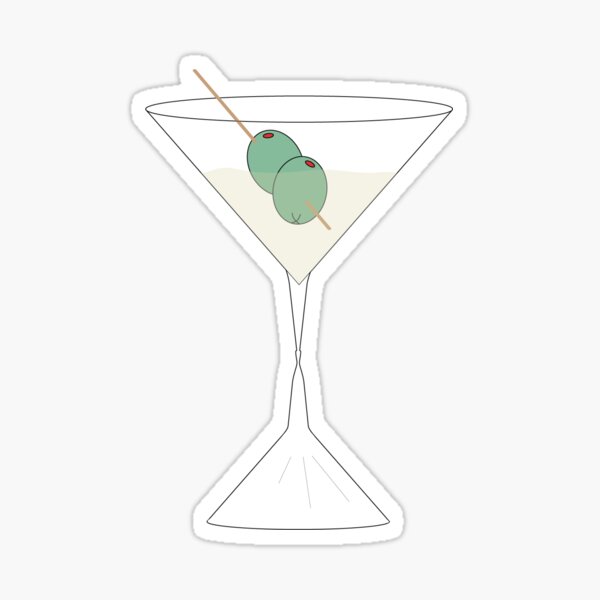Martini Stickers | Redbubble