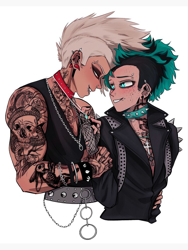"Punk Bakugo and Deku (BNHA)" Art Print for Sale by Forythetilly ...