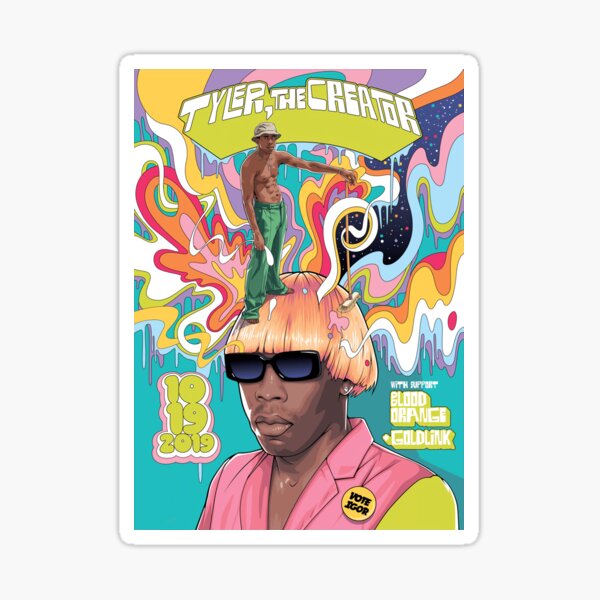 "Tyler Vote Igor" Sticker for Sale by felloyankin | Redbubble