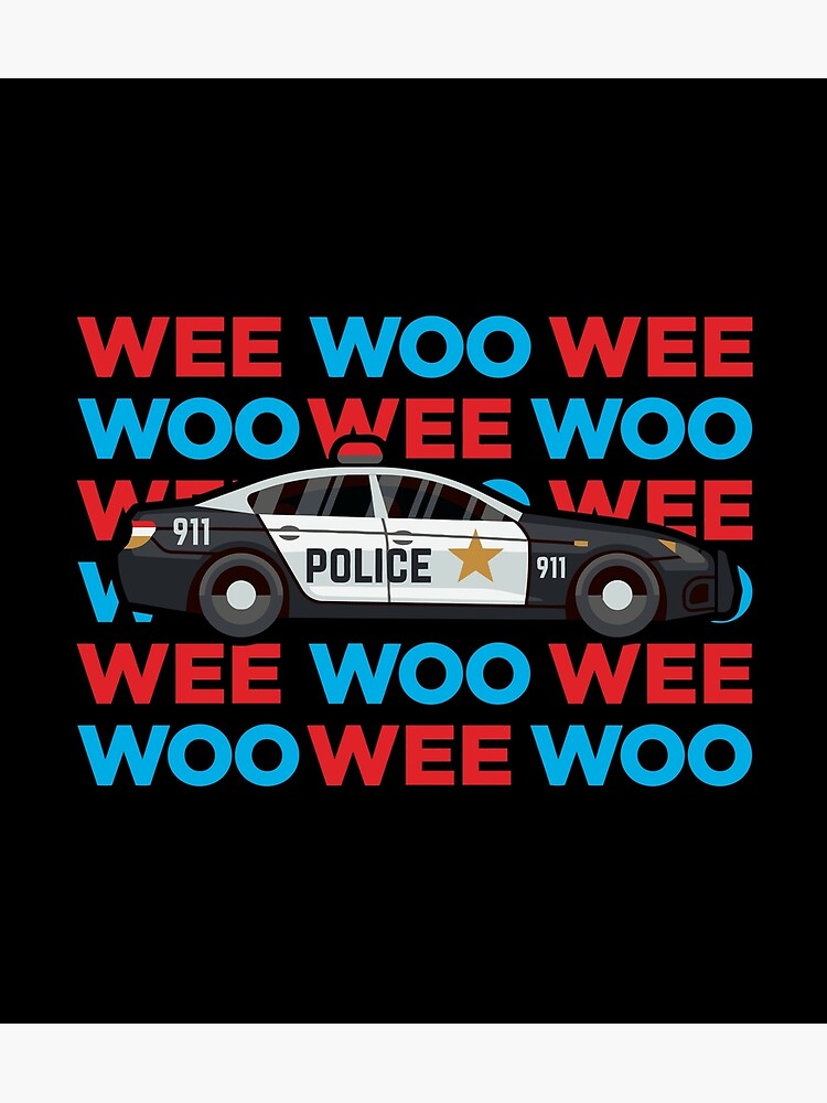"Police Car Policeman Vehicle For Kids Wee Woo Emergency" Poster for ...