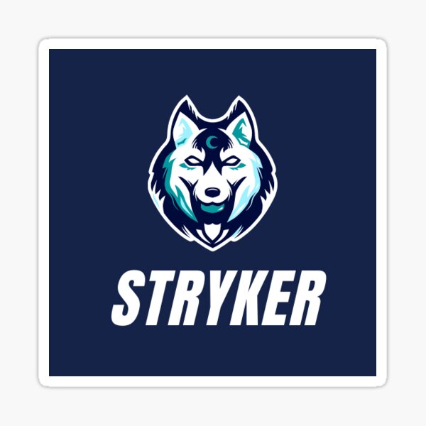 "STRYKER" Sticker for Sale by Solaaa2020 | Redbubble