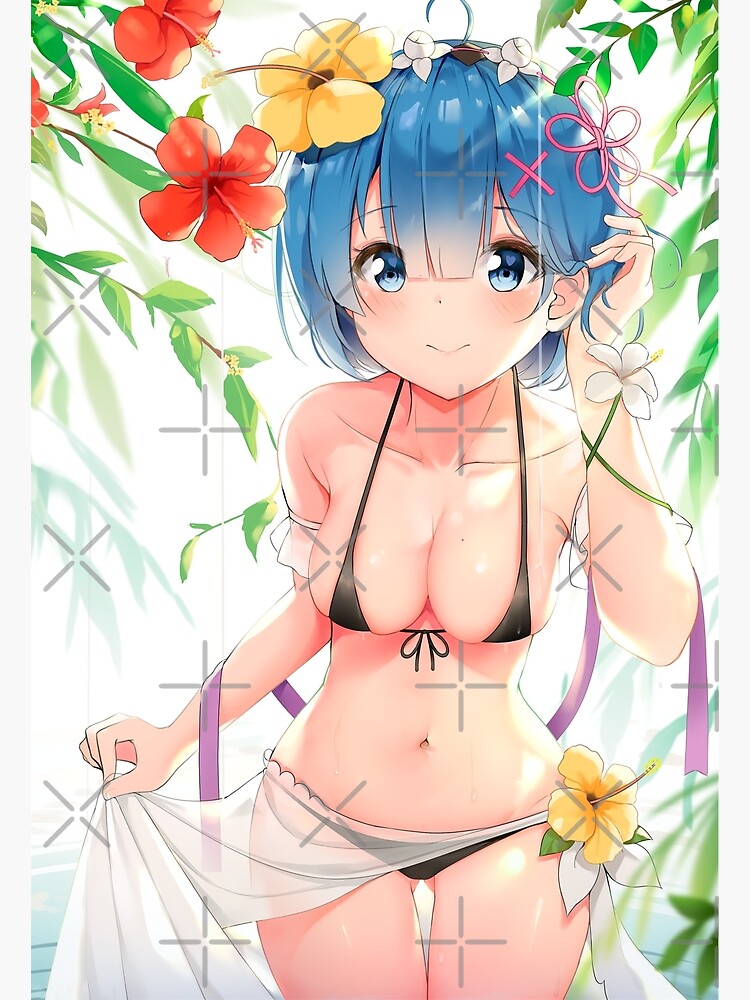Rem Rezero Sexy V2 Poster By Joalediaz Redbubble