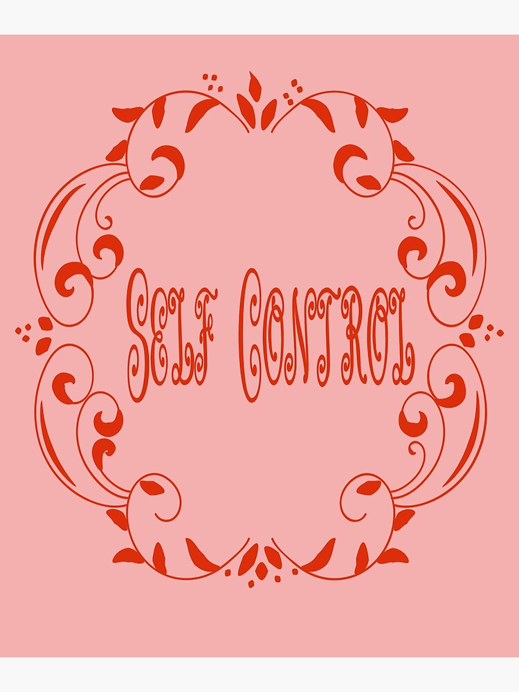 "Self-Control - Fruits of the Spirit Inspirational Series" Poster for ...