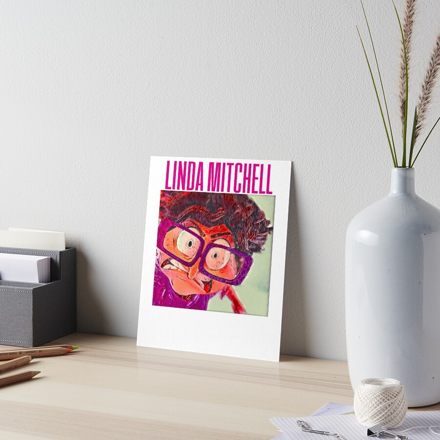"Linda Mitchell painting The mitchells vs the machines" Art Board Print ...