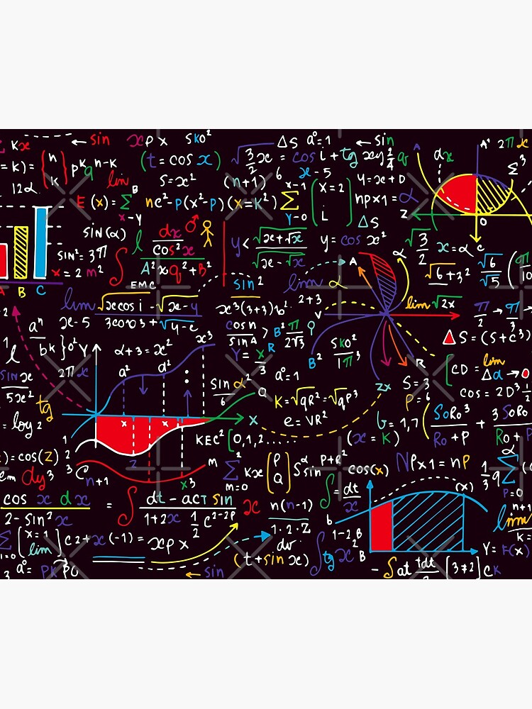 "Colorful Math Formulas" Mouse Pad for Sale by BluePlanet | Redbubble