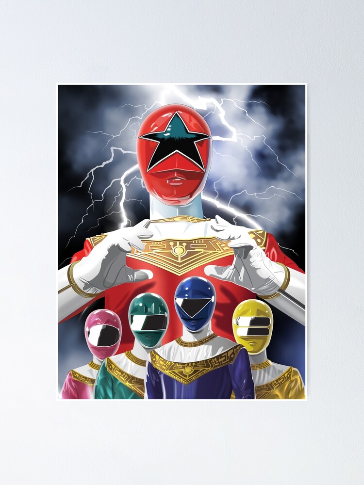 "Sentai Power" Poster for Sale by CreativeSpero | Redbubble