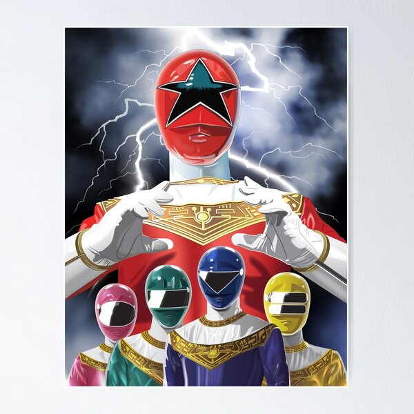"Sentai Power" Poster for Sale by CreativeSpero | Redbubble