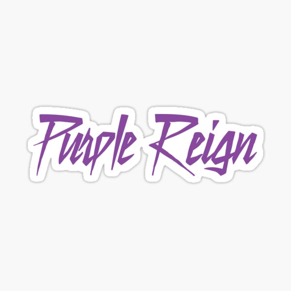 "Purple Reign" Sticker for Sale by anthonycherry7x | Redbubble