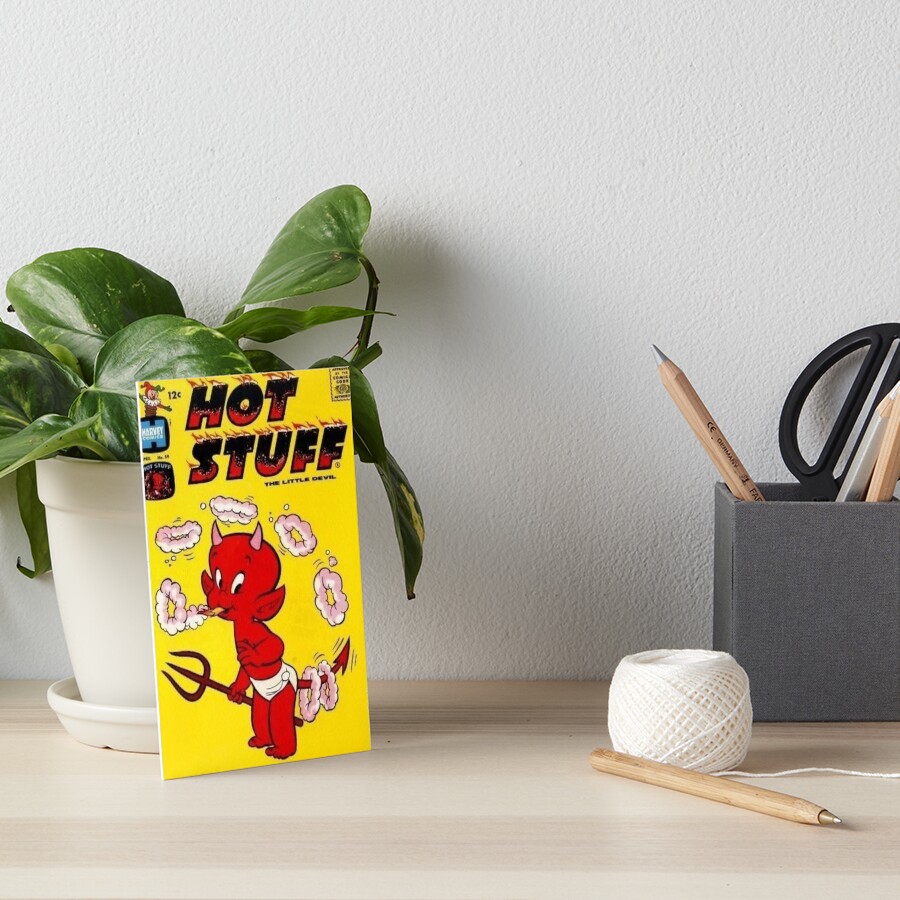 "hot stuff " Sticker for Sale by anaidz12 | Redbubble