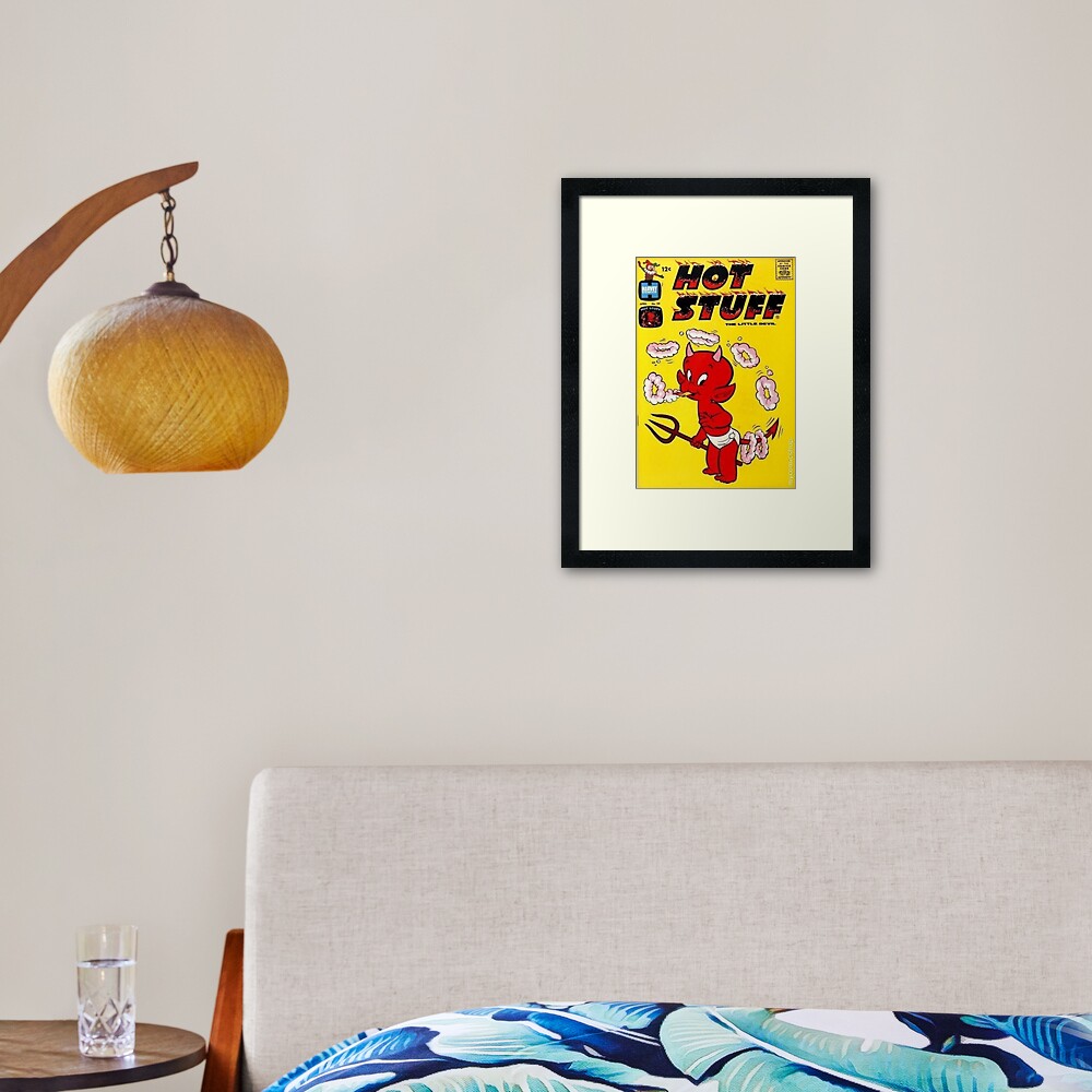 "hot stuff " Sticker for Sale by anaidz12 | Redbubble