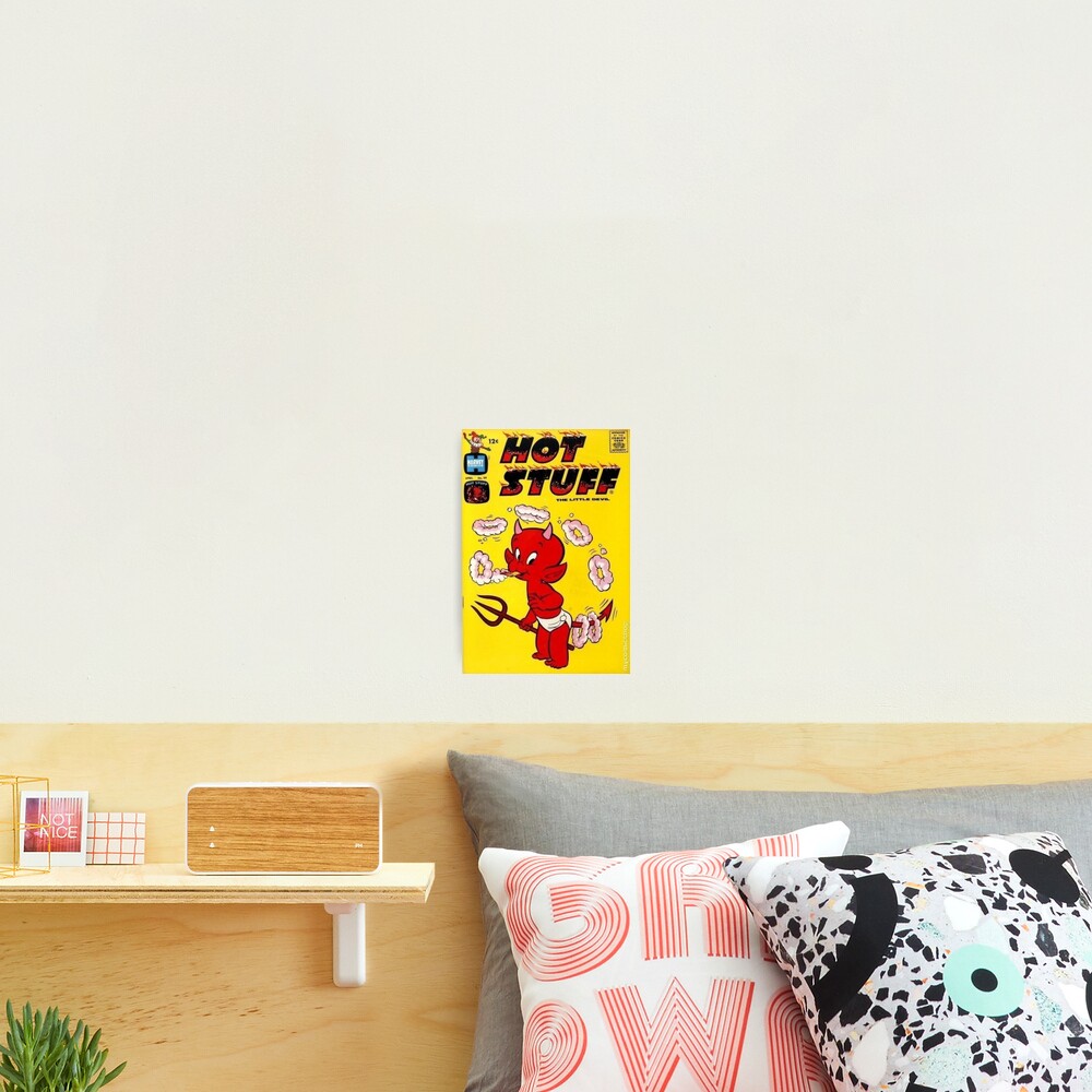 "hot stuff " Sticker for Sale by anaidz12 | Redbubble