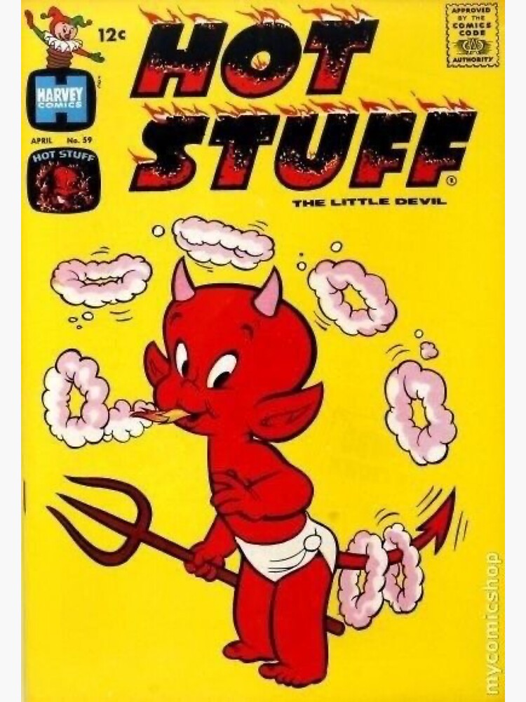 "hot stuff " Sticker for Sale by anaidz12 | Redbubble