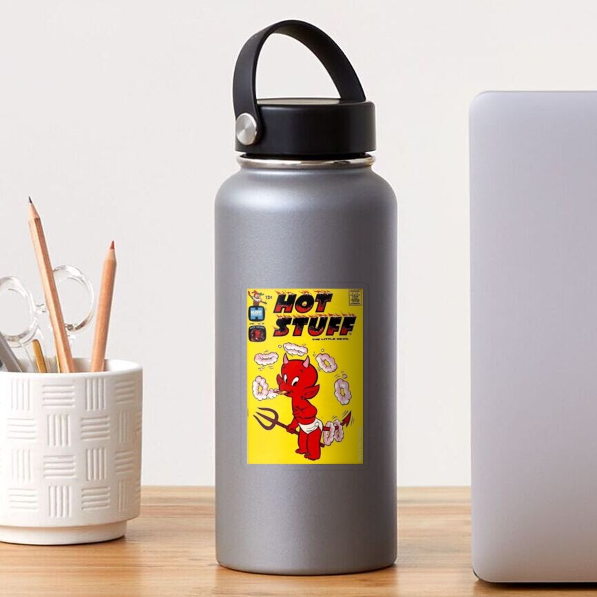 "hot stuff " Sticker for Sale by anaidz12 | Redbubble