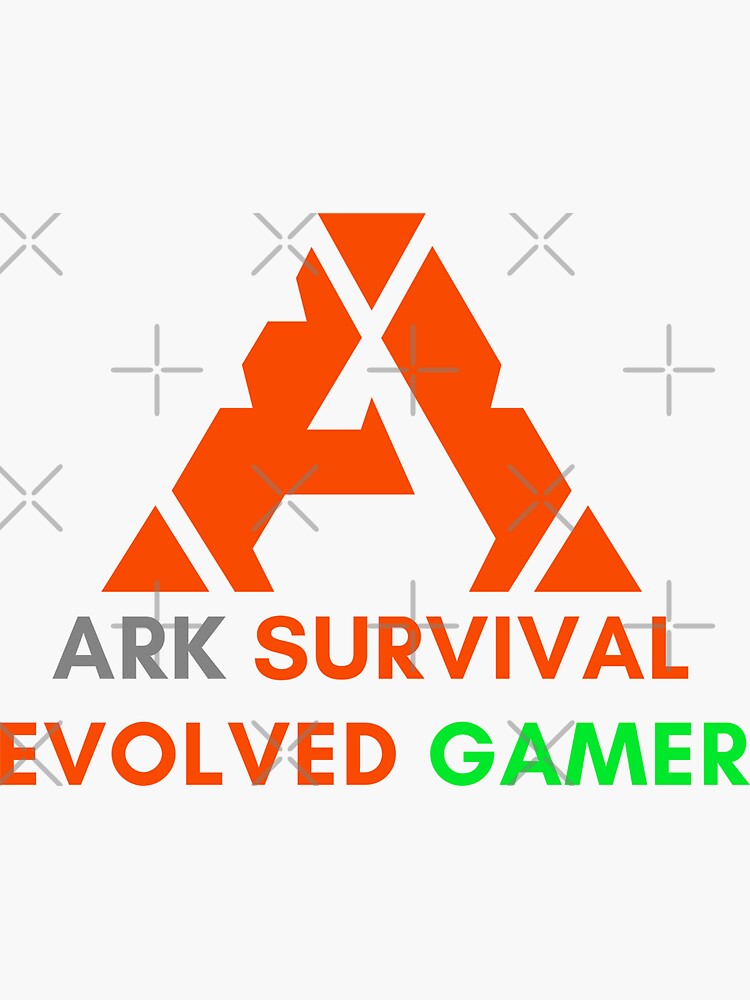 "ark survival evolved gamer" Sticker for Sale by suphaphon2020 | Redbubble