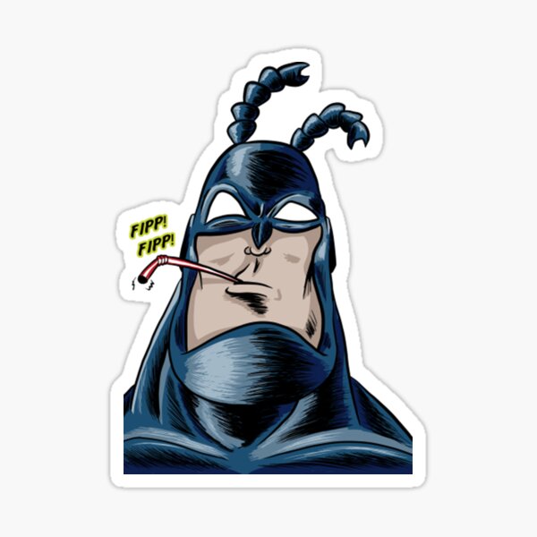 "The Tick " Sticker for Sale by ChrisHoffmanArt | Redbubble