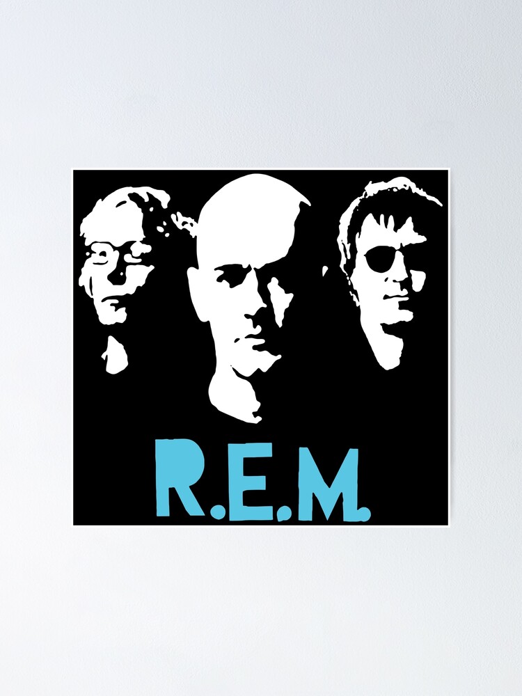 "REM ROCK BAND" Poster by ahmadtahmida | Redbubble
