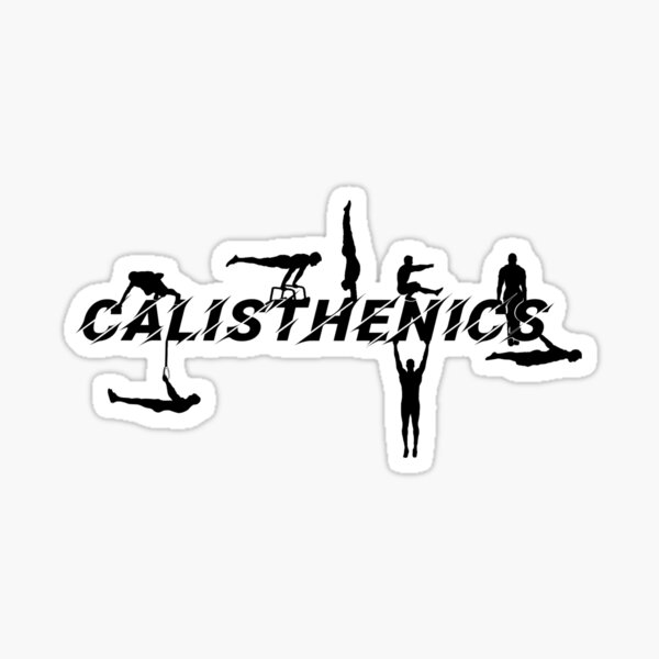 "Calisthenics (Black Logo)" Sticker for Sale by jackson-bryant | Redbubble