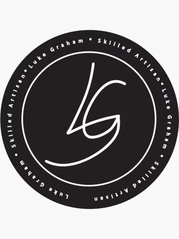 "Luke Graham Logo" Sticker for Sale by Makattack99 | Redbubble