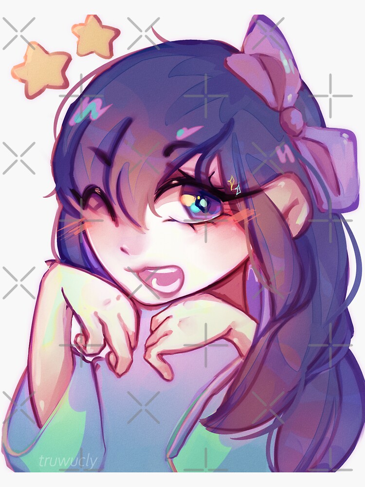 "OMORI Aubrey" Sticker for Sale by truwucly | Redbubble