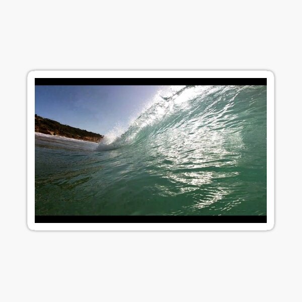 "Big blue wave " Sticker for Sale by Davids-merch1 | Redbubble