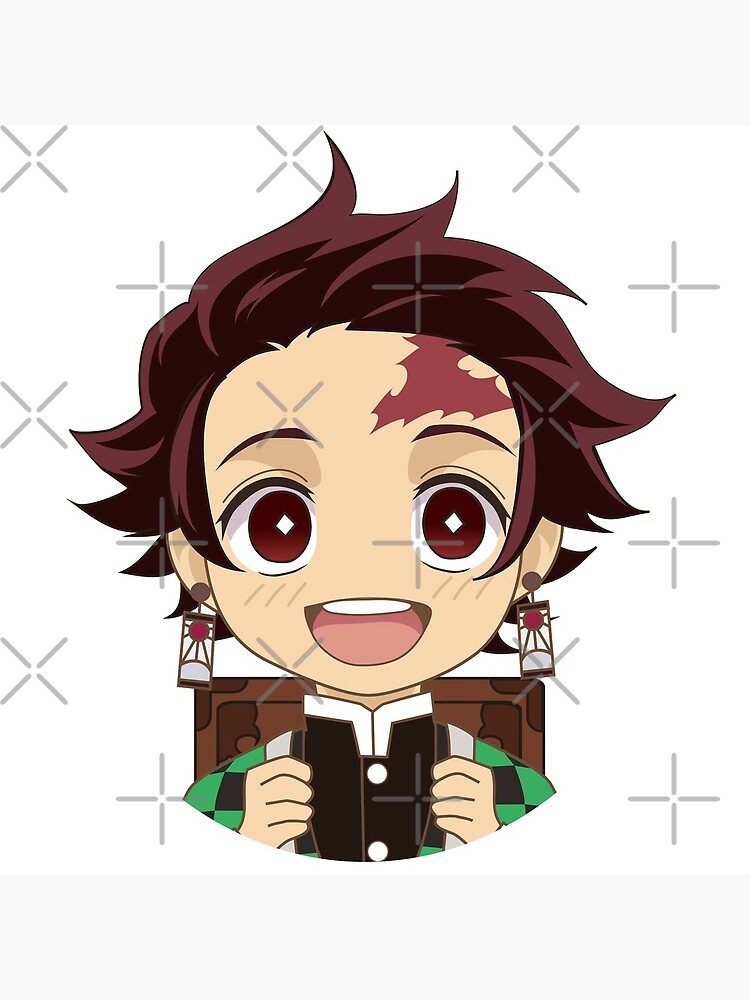 "Tanjirou Demon Slayer chibi fanart Horoharo" Art Print by horo-haro ...