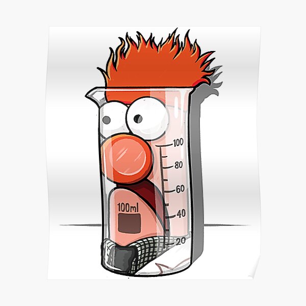 "Beaker Muppets Science " Poster by Silky0110 | Redbubble