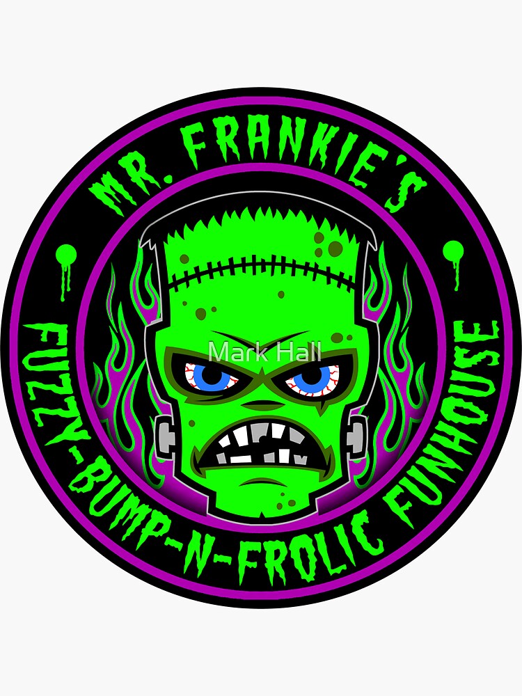 Pegatina «MR FRANKIE - FUNHOUSE FUZZY-BUMP-N-FROLIC» de hornedquad ...